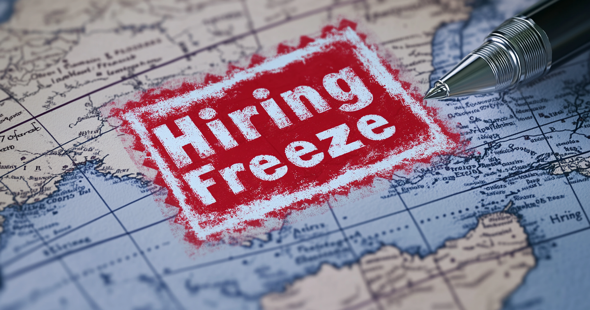 Hiring Freeze Puts the Brakes on U.S. Job Market | Metaintro